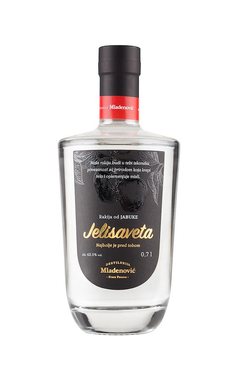 DESTILERIJA MLADENOVIĆ Rakija od jabuke Jelisaveta, 0.7l