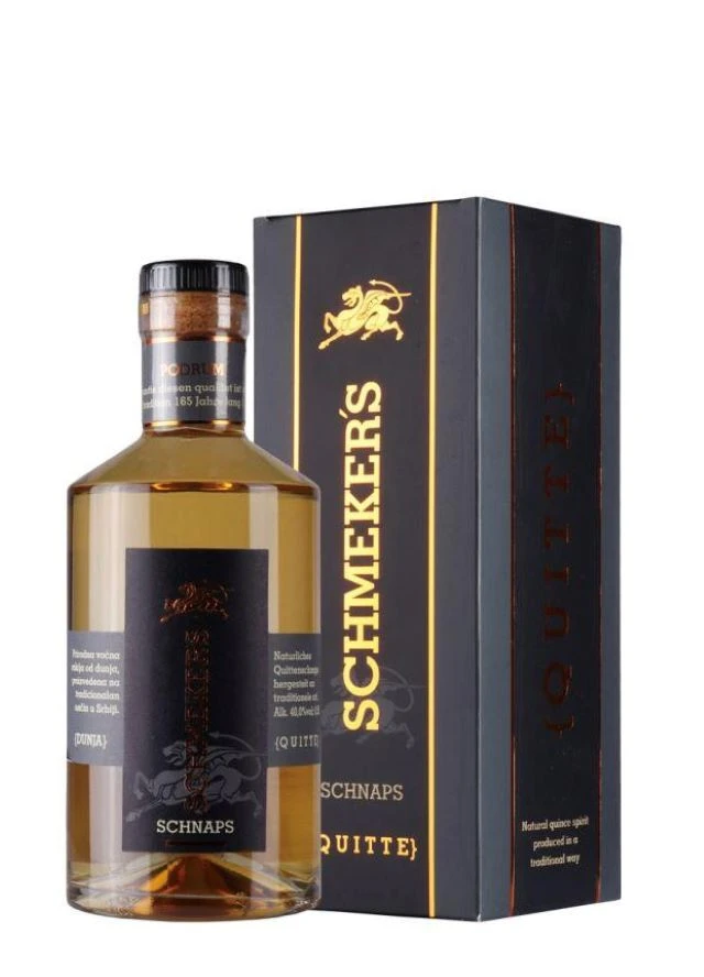 SCHMEKERS Rakija dunjevača 40% 0.5l u ukrasnoj kutiji