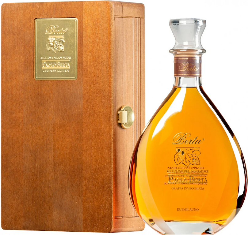 BERTA Rakija Paolo Berta Gift Wooden Box 0,7 l