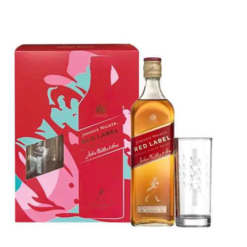 JOHNNIE WALKER Red Label viski 0.7l sa 2 čase