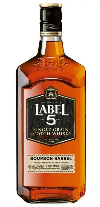 Label 5 Viski Bourbon Barrel, 0.7 l