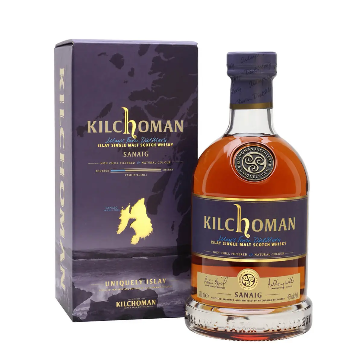 Kilchoman Sanaig Viski, 0.7l