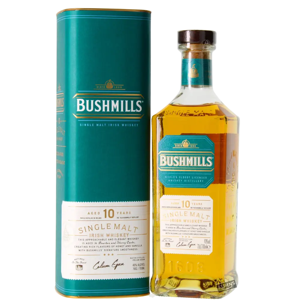 BUSHMILLS Viski Single Malt 10 y.o. Gift Box 0,7 l