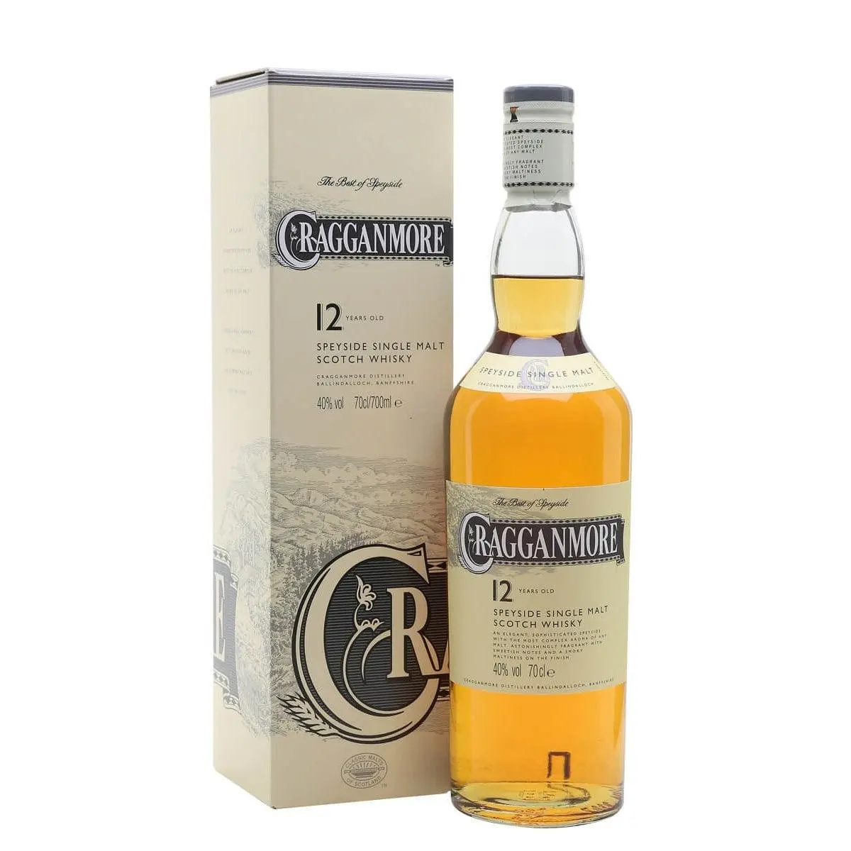 Cragganmore Viski, Aged 12 Years, 0.7l