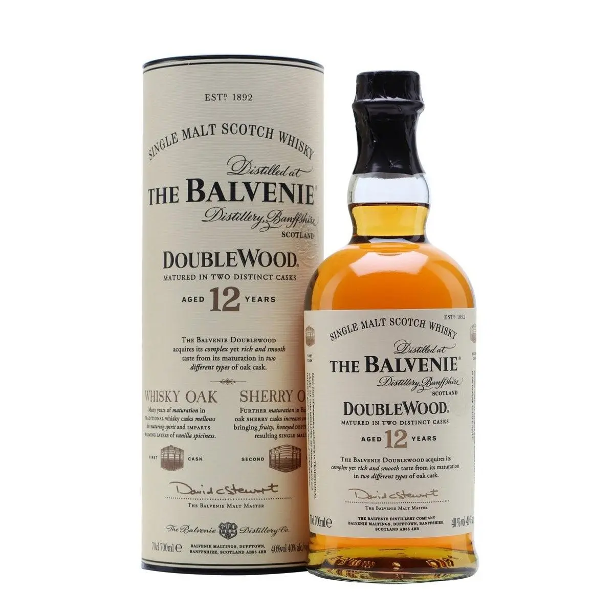 Balvenie Double Wood Viski, Aged 12 Years, 0.7l