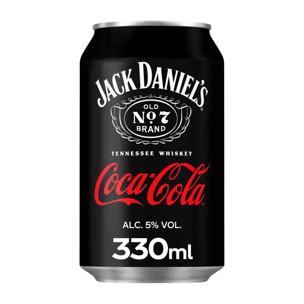JACK DANIEL'S & COCA COLA Viski, 0.33L