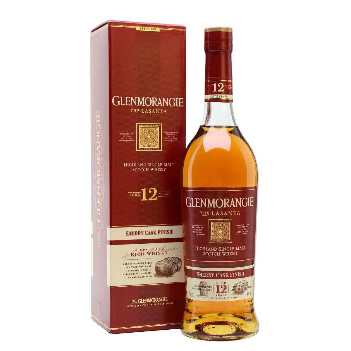 Glenmorangie The Lasanta Viski, Aged 12 Years, 0.7l