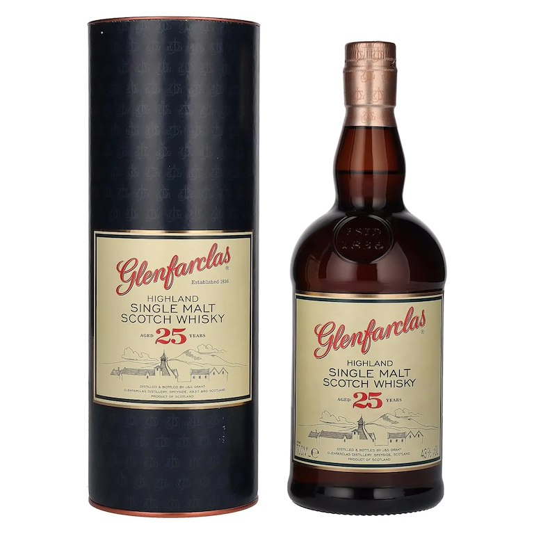 Glenfarclas Viski 25Y 43%, 0,7l
