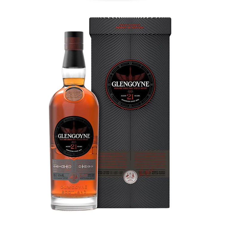GLENGOYNE Viski 21Y 43%, 0,7l