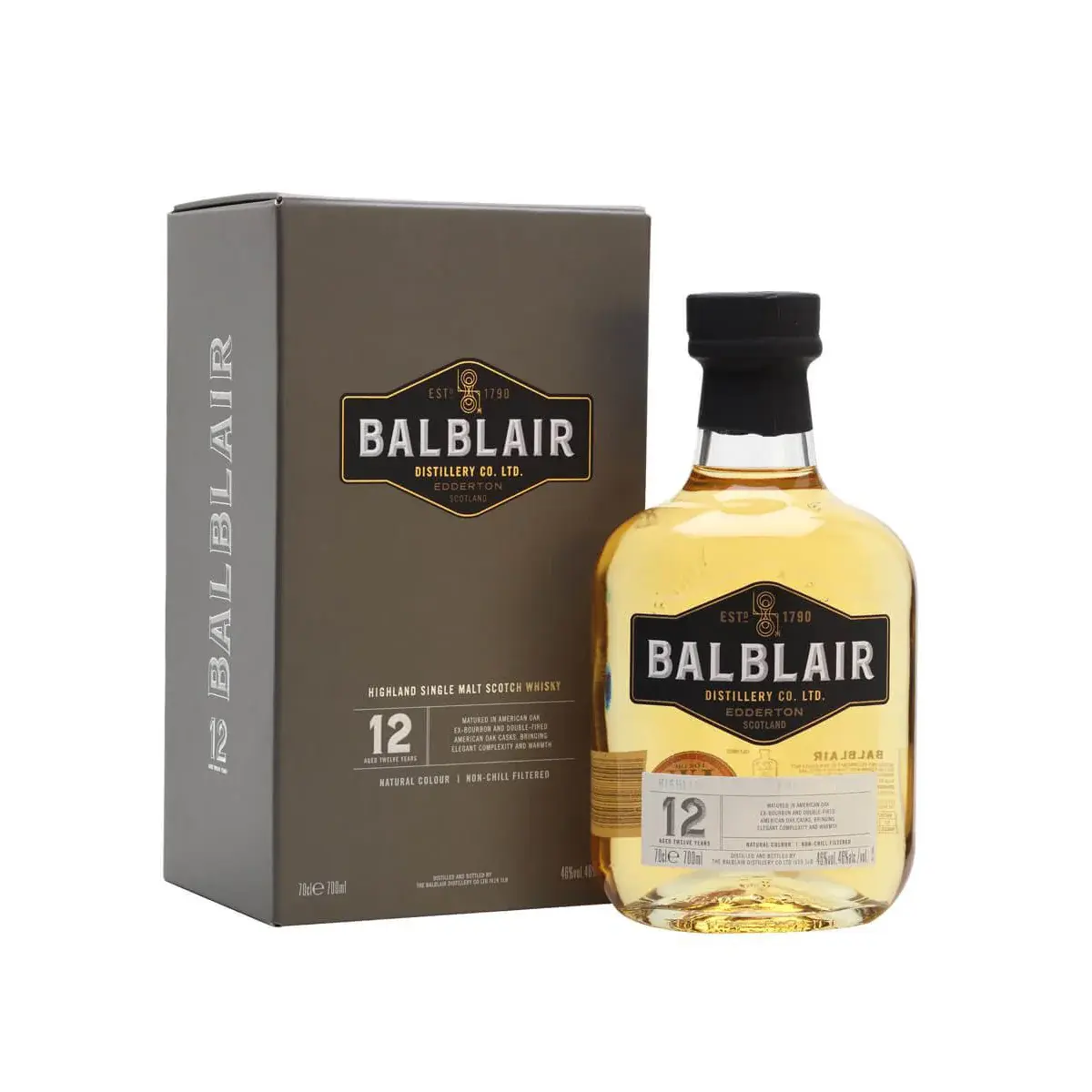 Balblair 12 Years Old Viski, 700 ml