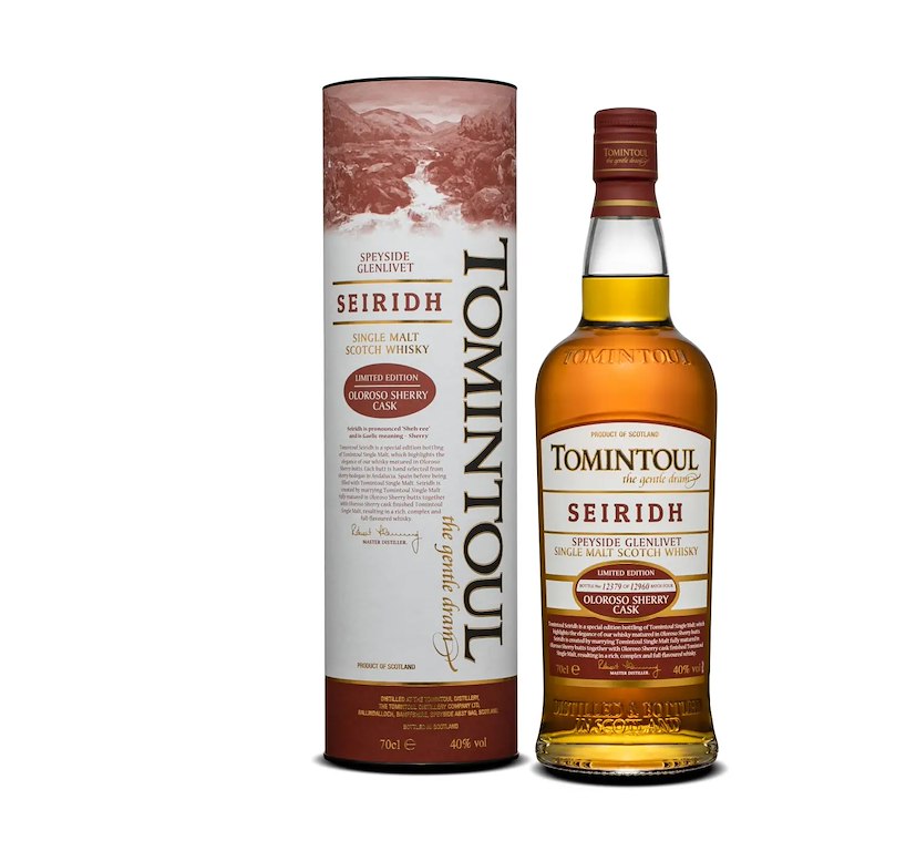 Angus Dundee Destillers Škotski viski Tomintoul Seiridh Single Malt