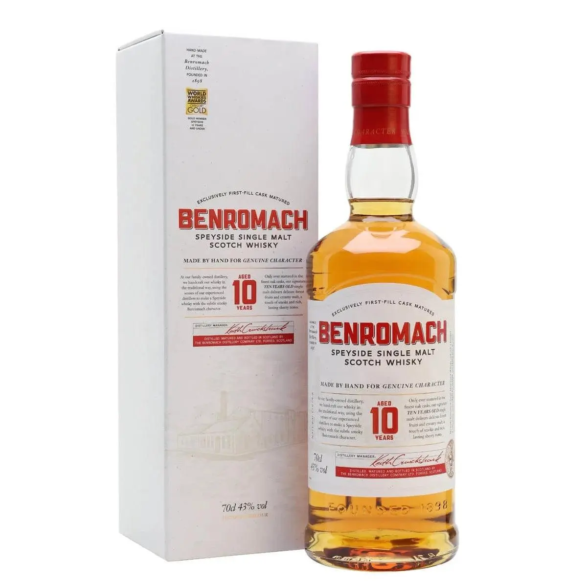 Benromach Viski, Aged 10 Years, 0.7l