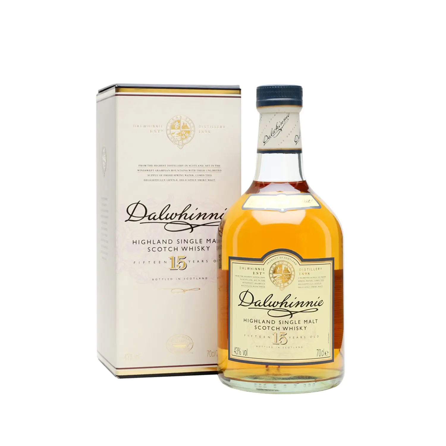 Dalwhinnie Viski, Aged 15 Years, 0.7l