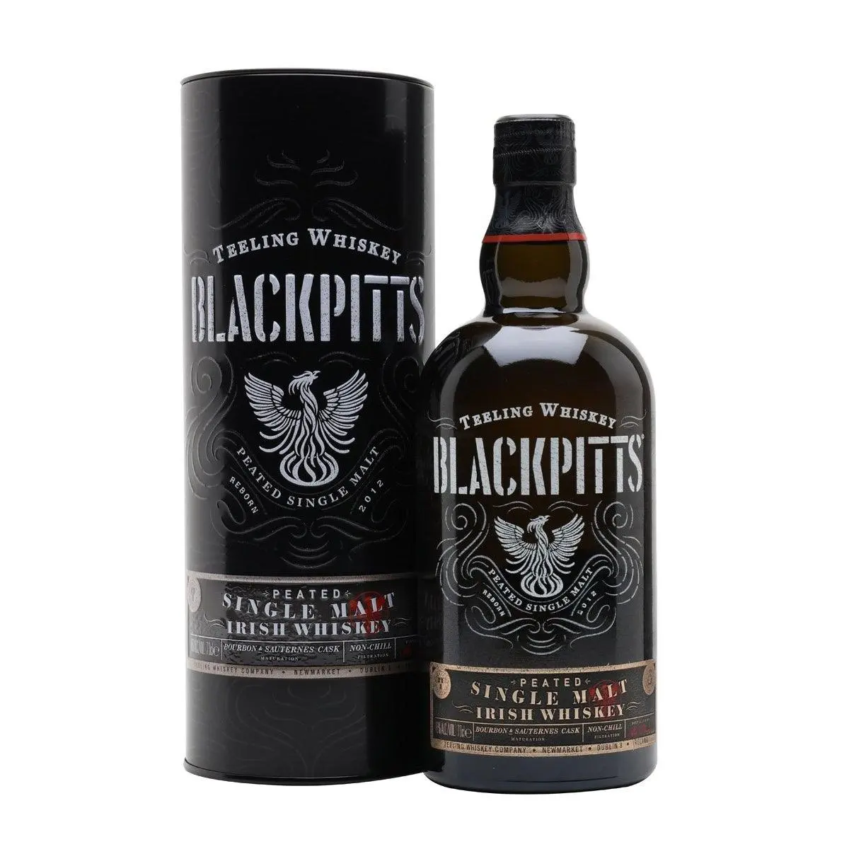 Teeling Blackpitts Viski, Peated Single Malt, 0.7l