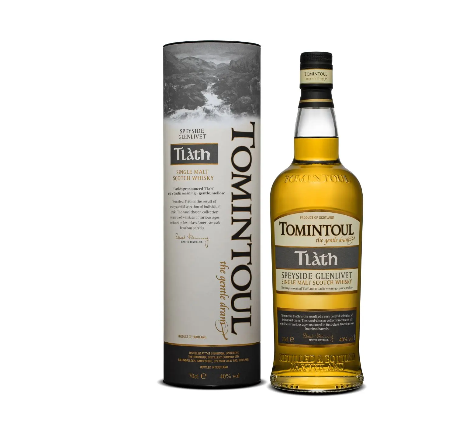 Angus Dundee Škotski viski Destillers Tomintoul Tlàth Single Malt
