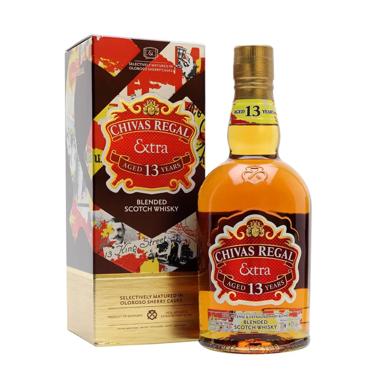 Chivas Regal Extra 13 Years Old Oloroso Sherry Cask Finish Viski, 0.7l