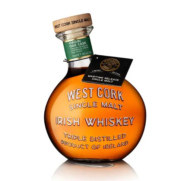 WEST CORK Viski Single Malt - Virgin Oak Cask 0.7l