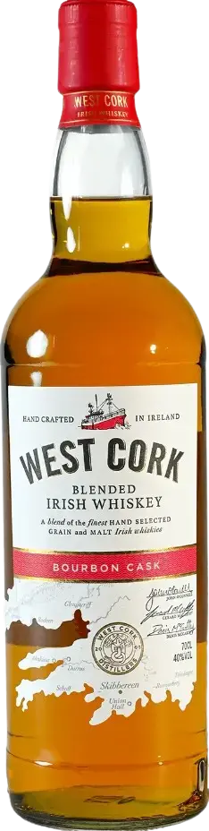 WEST CORK Irski viski Burbom Cask 0.7l