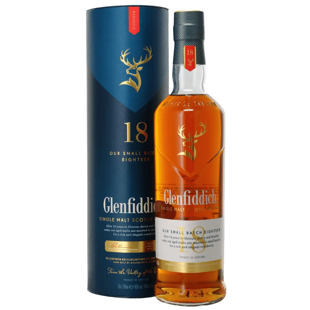 GLENFIDDICH Viski 18 y.o. Gift Box 0,7 l