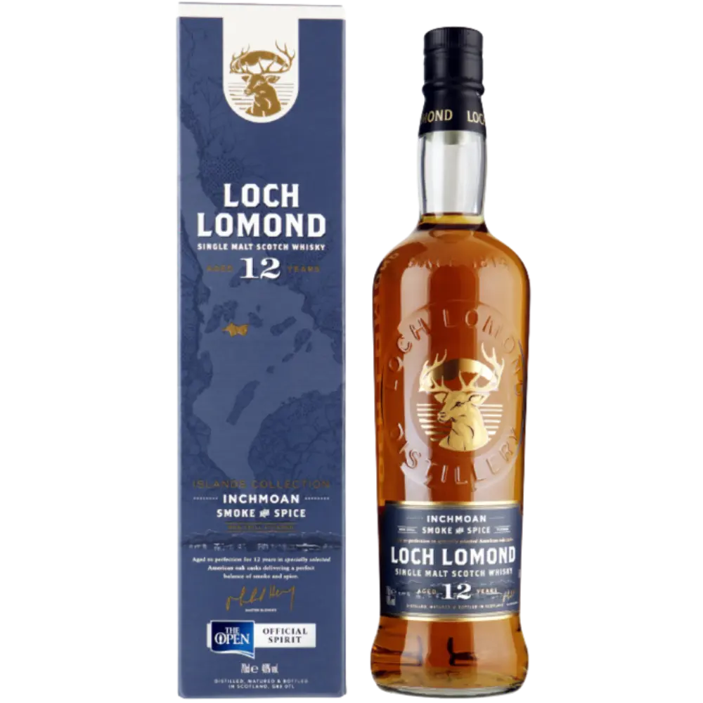 LOCH LOMOND Viski Smoke and Spice 12 y.o. Gift Box 0,7 l