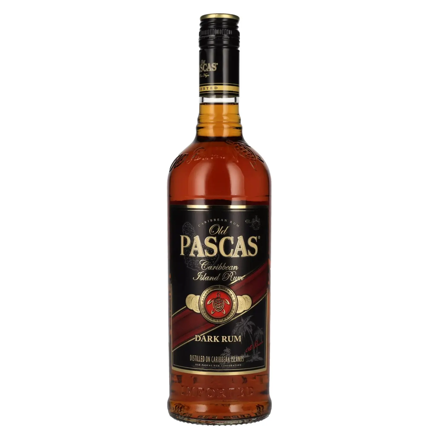 OLD PASCAS Rum Barbados Dark alk. 37.5%, 0.7 l