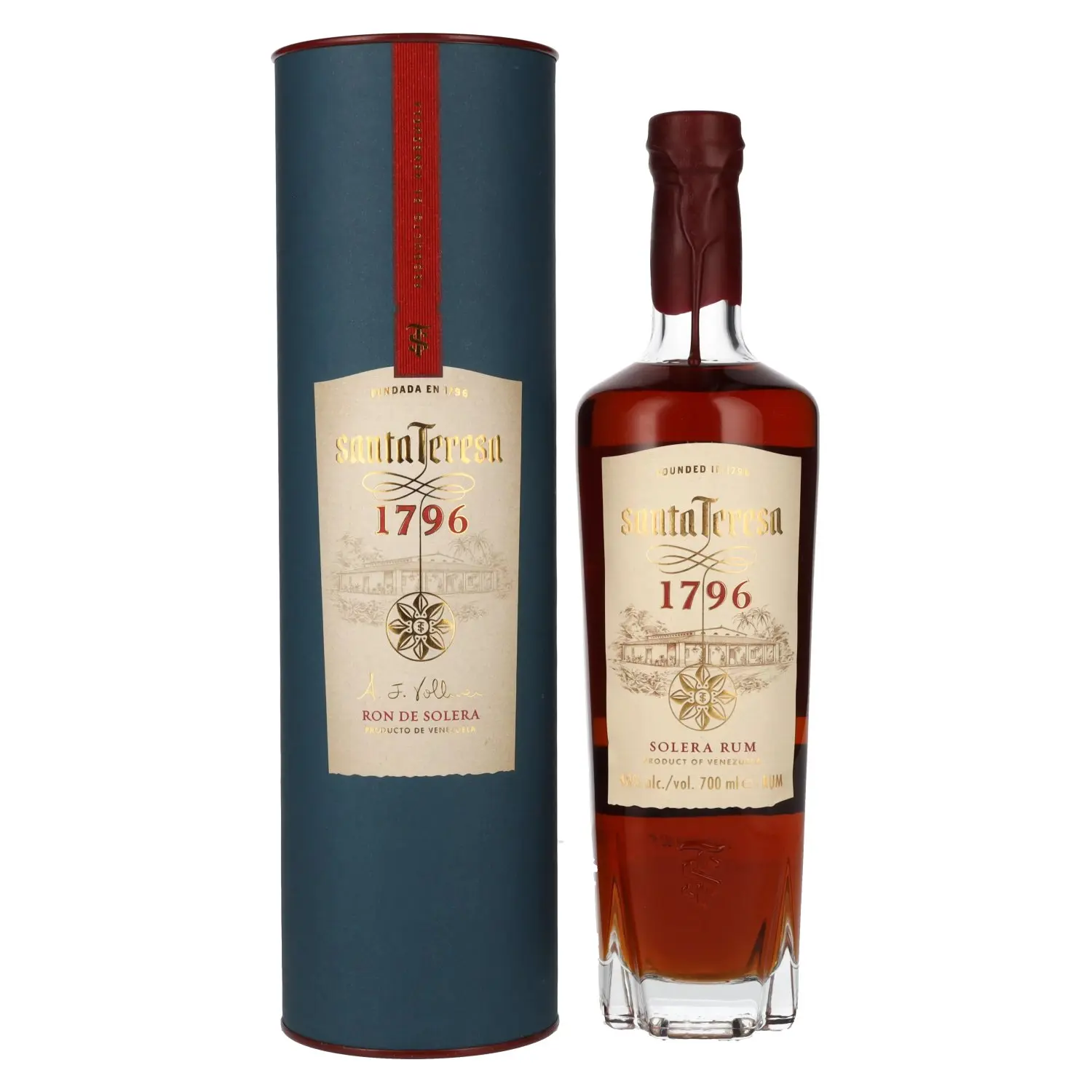 SANTA TERESA Rum 1796 alk. 40%, 0.7 l