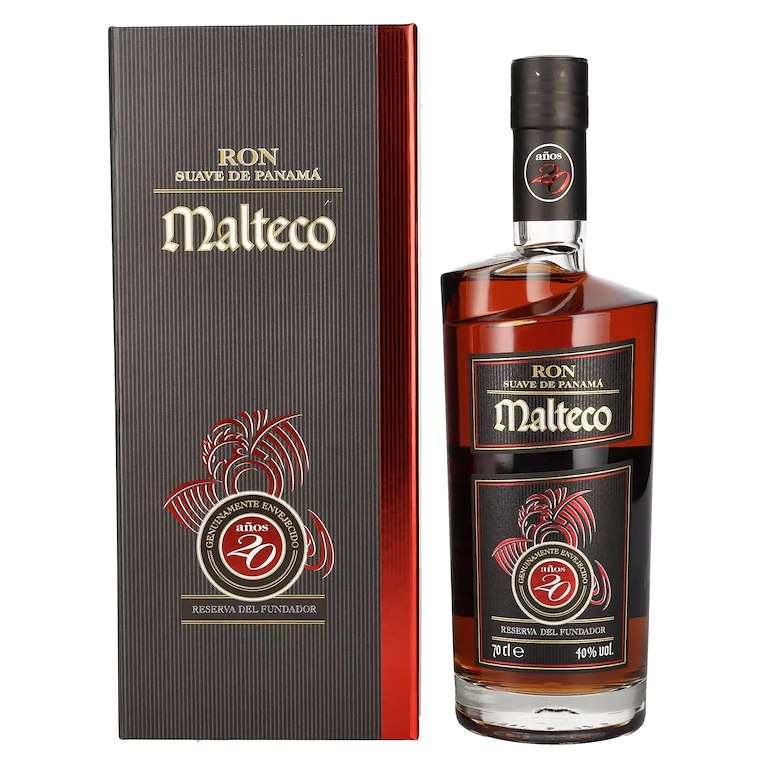 MALTECO Rum 20 godina star alk. 40%, 0.7 l