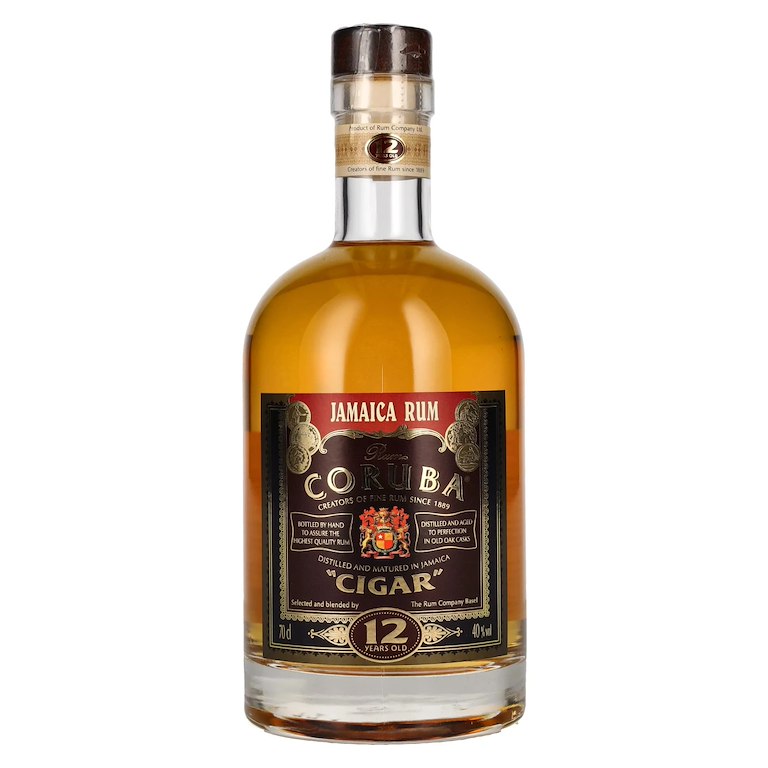 CORUBA Rum 12 godina star Cigar alk. 40%, 0.7 l
