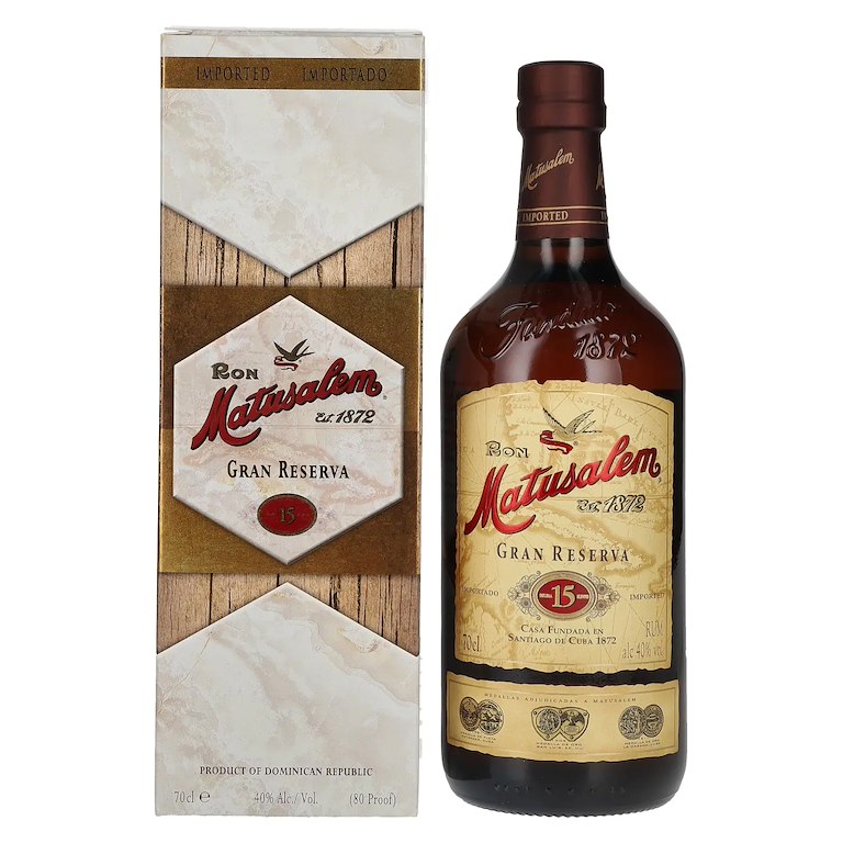 MATUSALEM Rum 15 godina star alk. 40%, 0.7 l