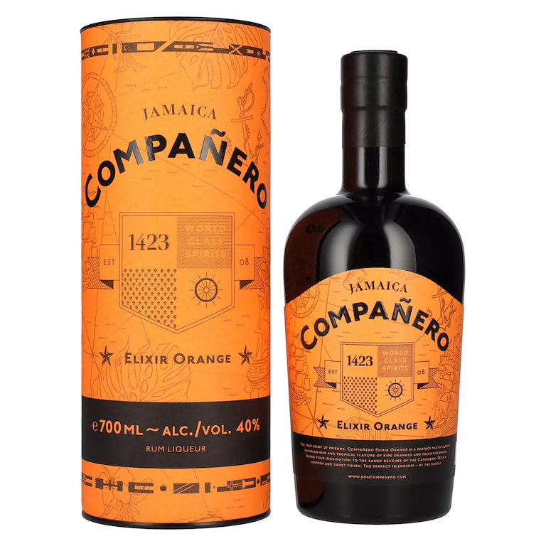COMPANERO Rum Elixir Orange alk. 40%, 0.7 l