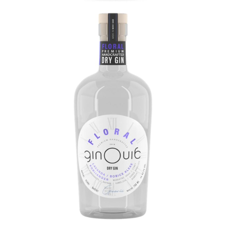GIN GINOVIĆ FLORAL Džin 43% 0.7l