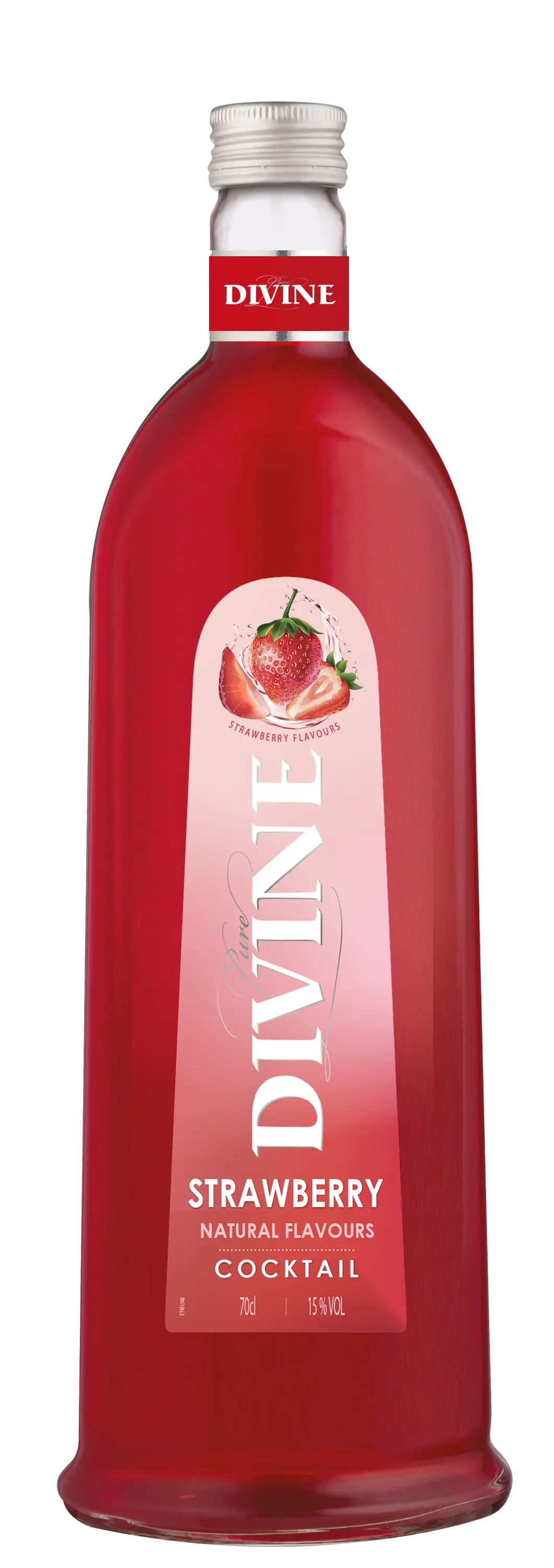 PURE DIVINE Strawberry Votka, 0.7l