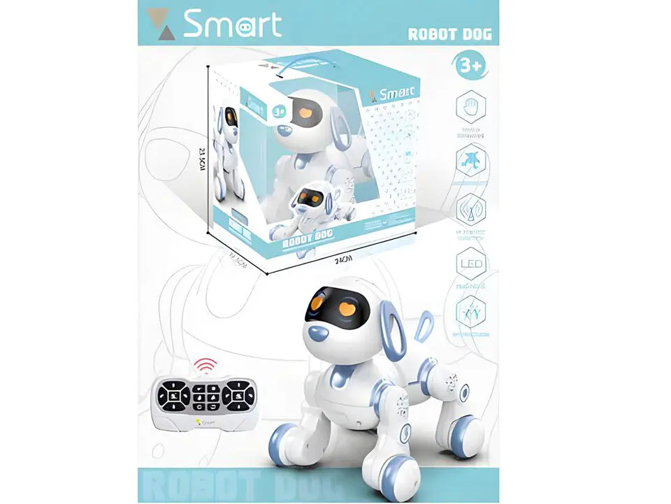 Igračka Robot pas, Smart, Beli