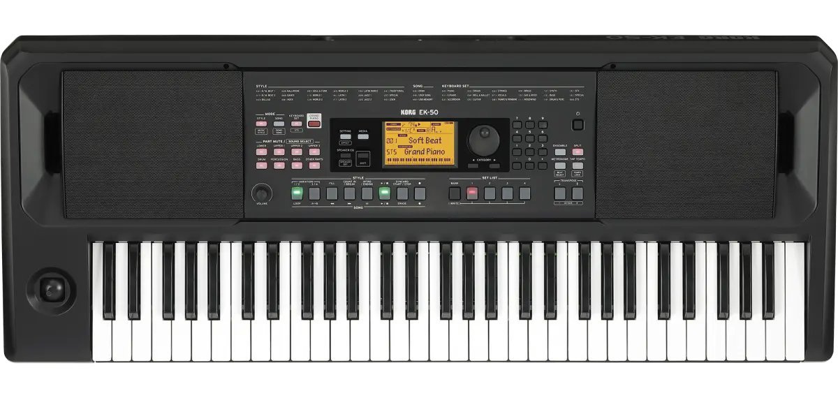 KORG Aranžerska klavijatura EK-50, 99.4x39.2x13.2cm, Crna