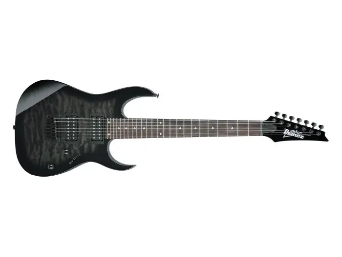 Ibanez Električna sedmožičana gitara GRG7221QA-TKS, Transparent Black Sunburst