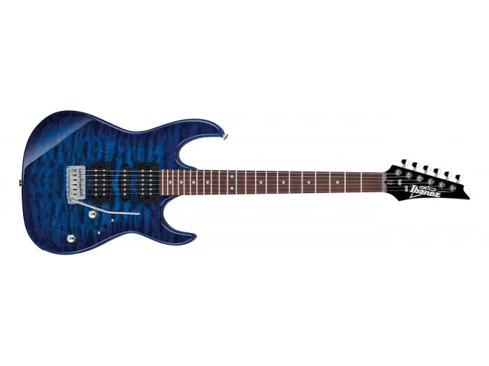 Ibanez Električna gitara GRX70QA-TBB, Transparent Blue Burst