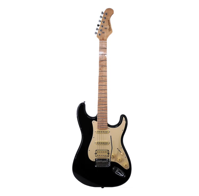 Wakertone Električna gitara VK77-BK, Premium, Crna