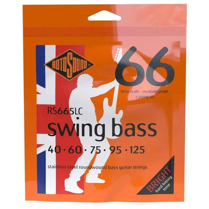 Rotosound Žice za petožičanu bas gitaru RS665LC Swing Bass 66, 040-125