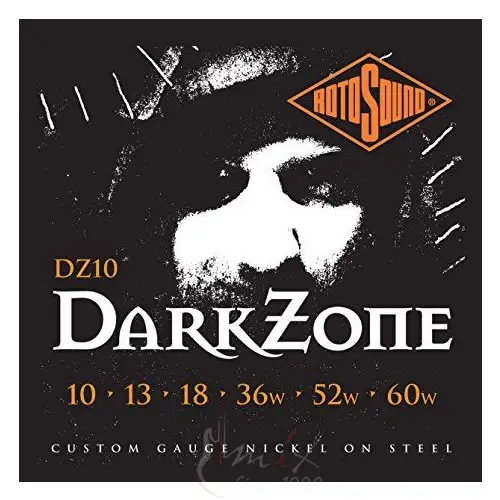 Rotosound Žice za električnu gitaru DZ10 Dark Zone, .010-.060