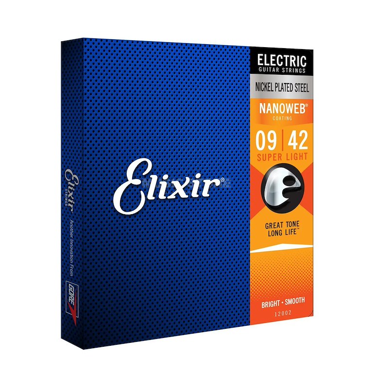 Elixir Žice za električnu gitaru 12002 Super Light, .009-.042