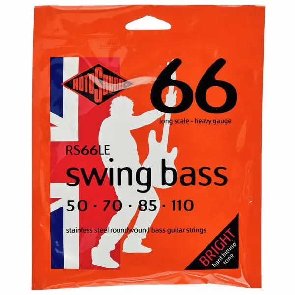 Rotosound Žice za bas gitaru RS66LE Swing Bass 66, 050-110