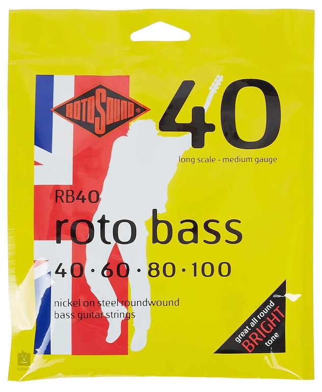 Rotosound Žice za petožičanu bas gitaru RB40-5 Roto bass, 040-125