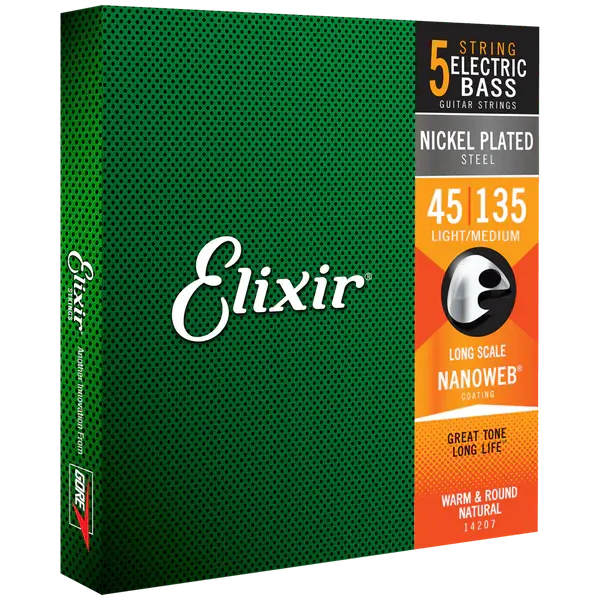 Elixir Žice za bas gitaru 14207 Light, 045-135