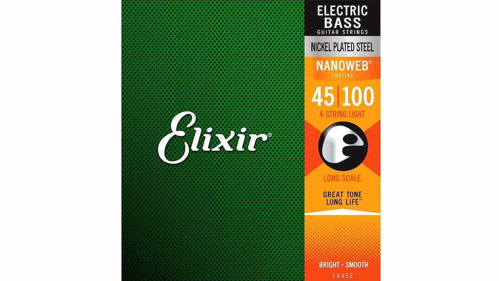 Elixir Žice za bas gitaru 14052 Light, 045-100, Nikl