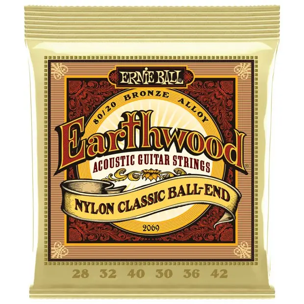 Ernie Ball Žice za klasičnu gitaru 2069 Earthwood, 0.28-0.42