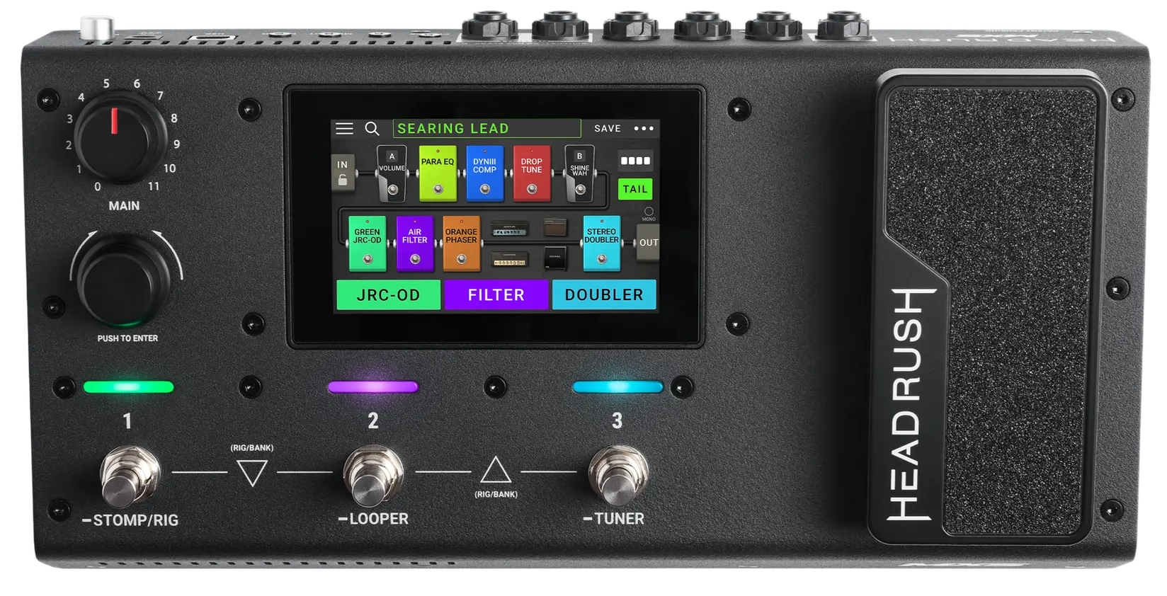 HEADRUSH Gitarski procesor MX5, Crni