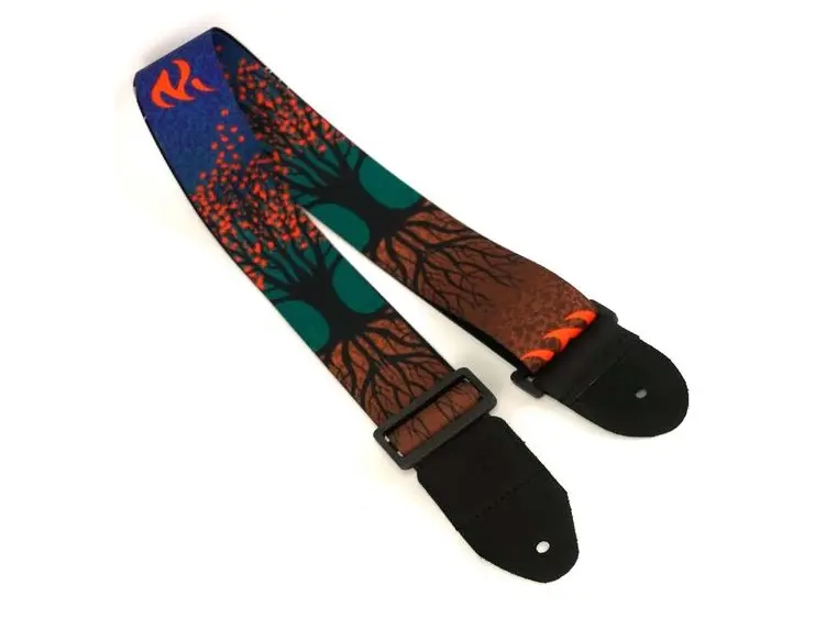 Wakertone Kaiš za gitaru sa kožnim krajevima GS2 Guitar Strap Tree of Life