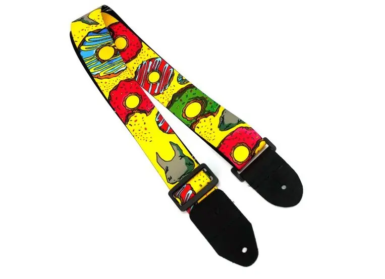 Wakertone Kaiš za gitaru sa kožnim krajevima GS2 Guitar Strap Donut