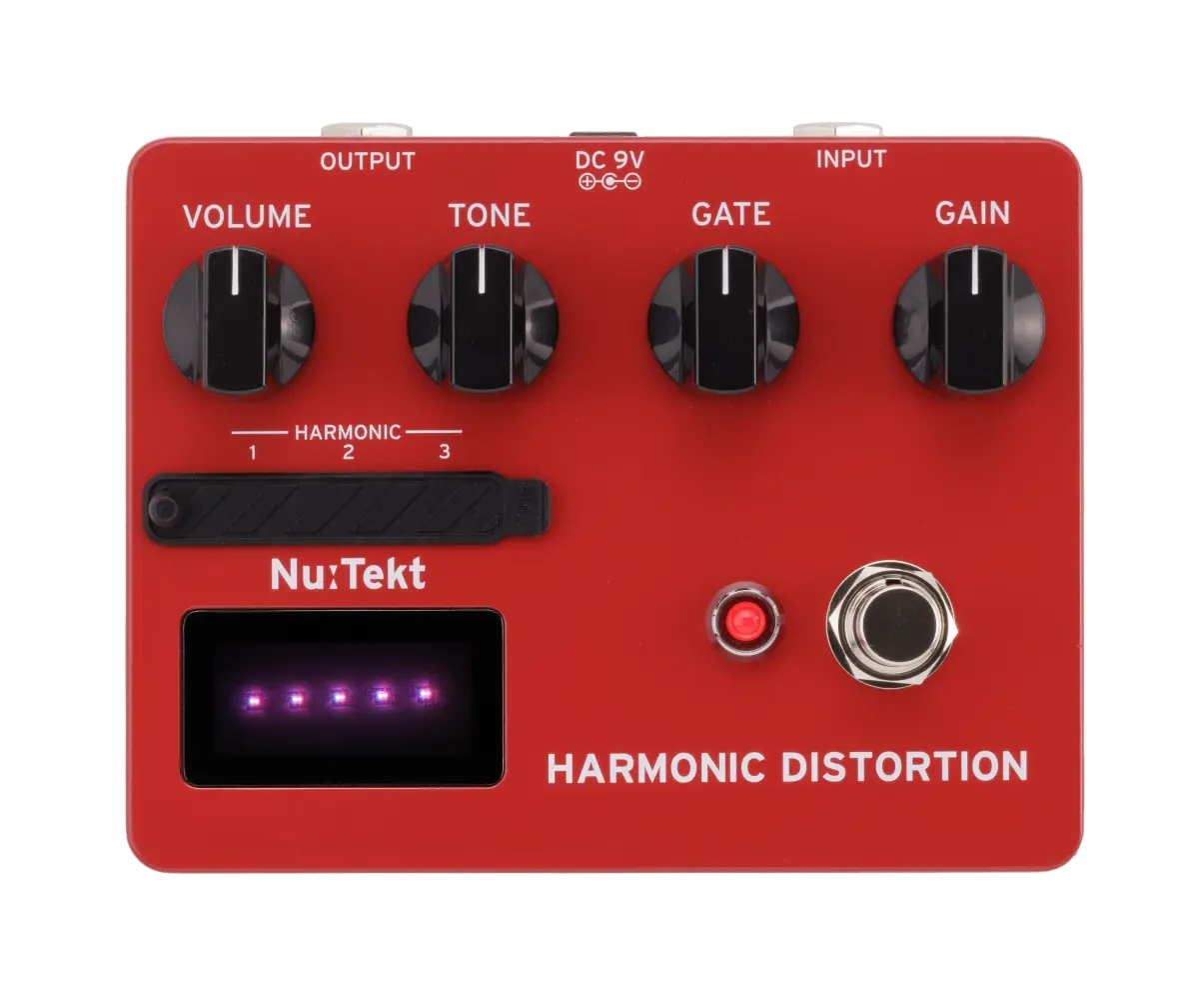 KORG Gitarski efekti HD-S Harmonic Distortion NuTube, 12.2x9.6x5.5cm, Crvena