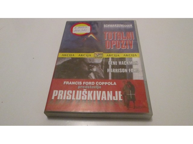 TOTALNI OPOZIV/ PRISLUŠKIVANJE, DVD